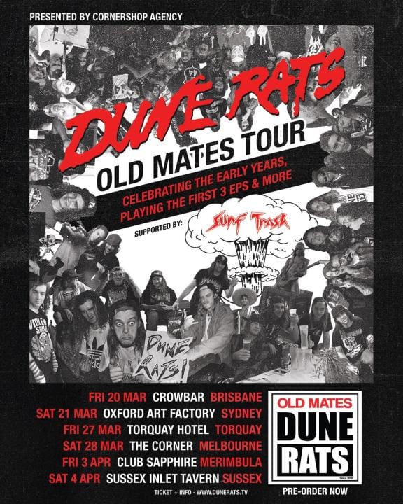 DUNE RATS Drop Two Singles, Announce New Album + 2026 Australian Tour ...