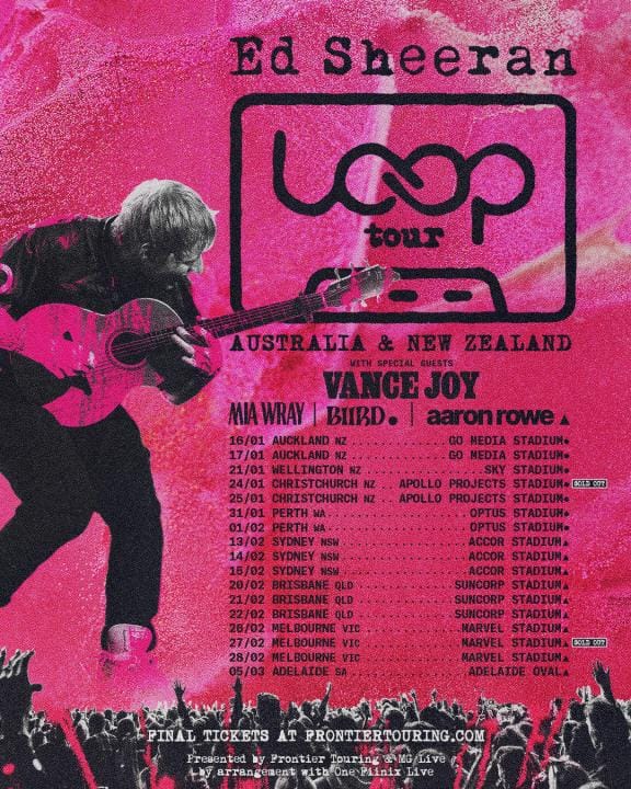 ED SHEERAN’S ‘Loop’ Tour Kicks Off This Week! - Good Call Live