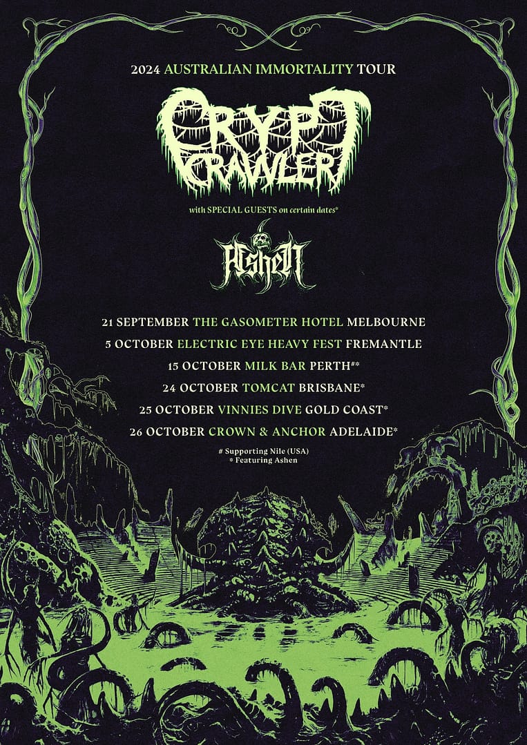 Perth Death Metallers CRYPT CRAWLER Announce New Album + Supporting ...